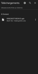 Comment installer l’application KING365TV ? – RoyalTV